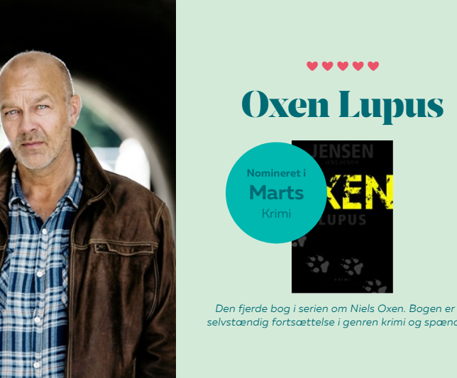 Jensen igen nomineret til Martha-prisen - Krimiforfatter Jens Henrik Jensen